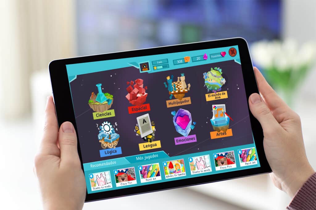 El interior de Smile and Learn